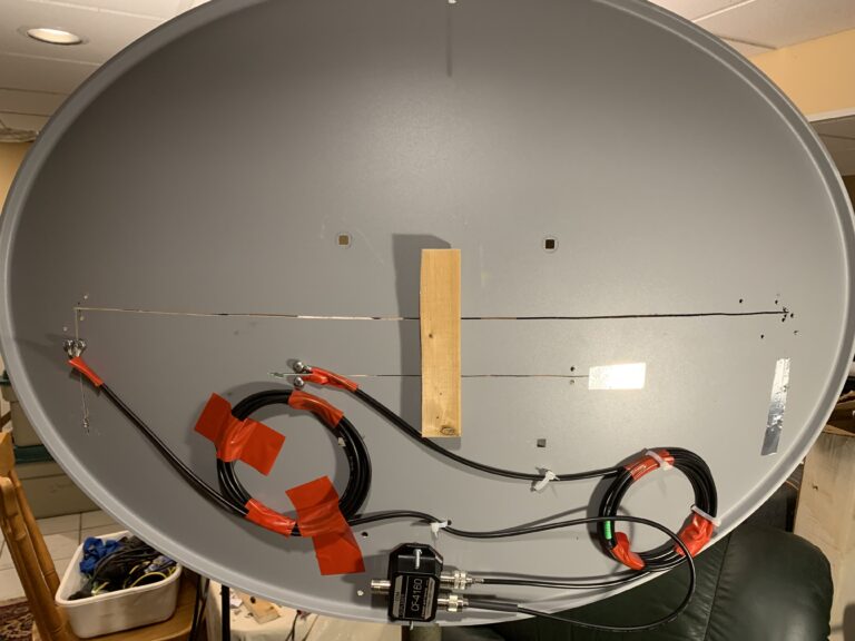 2M/70cm Slot Antenna: Re-purposing a satellite dish for amateur radio ...